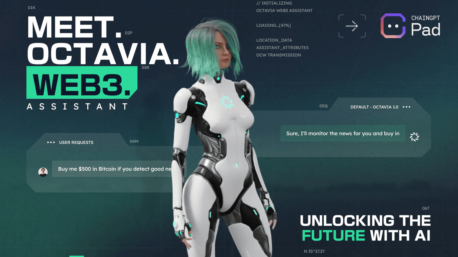 Octavia’s IDO Launch on ChainGPT Pad: Shaping the Future of Crypto Management with AI